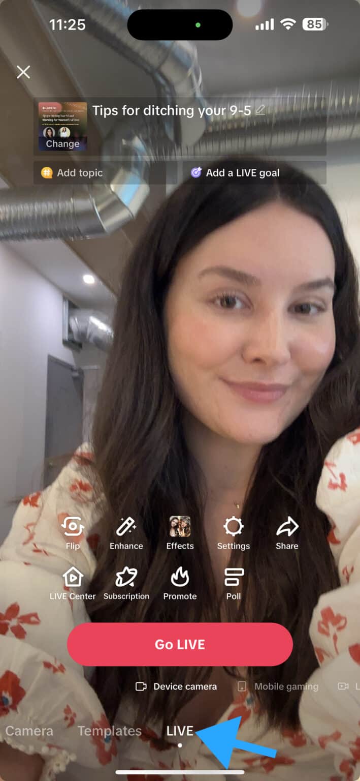 How To Go Live on TikTok (And How To Make Money From It)