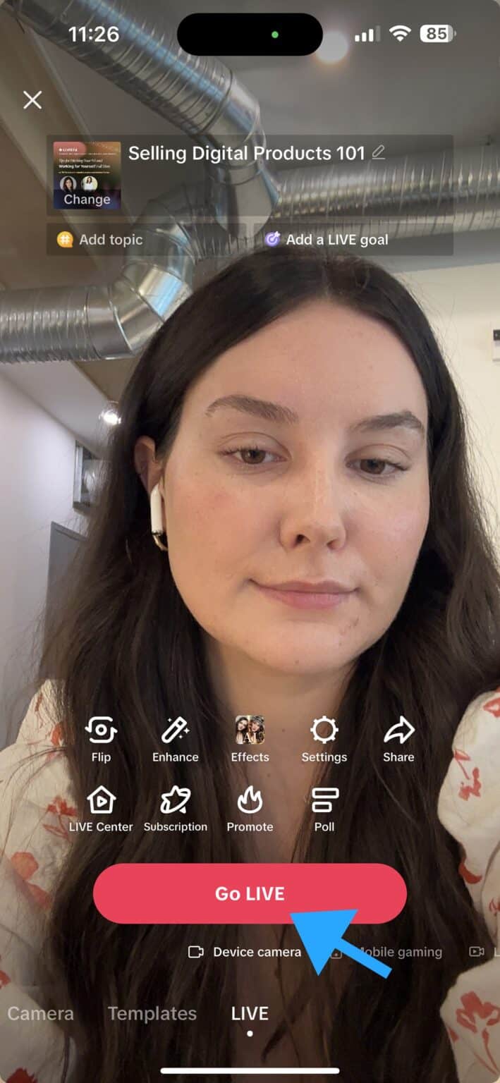 How To Go Live on TikTok (And How To Make Money From It)