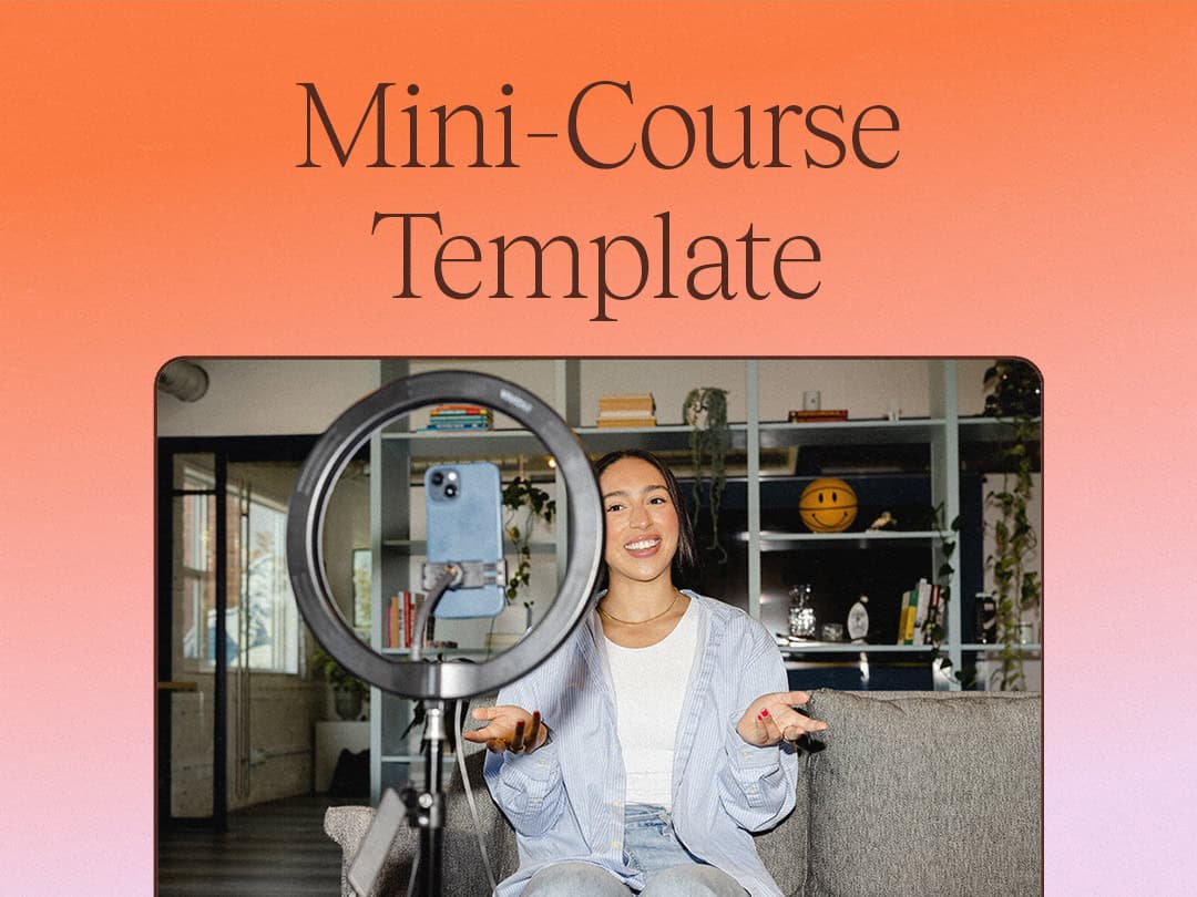 Free Mini-Course Template - The Leap